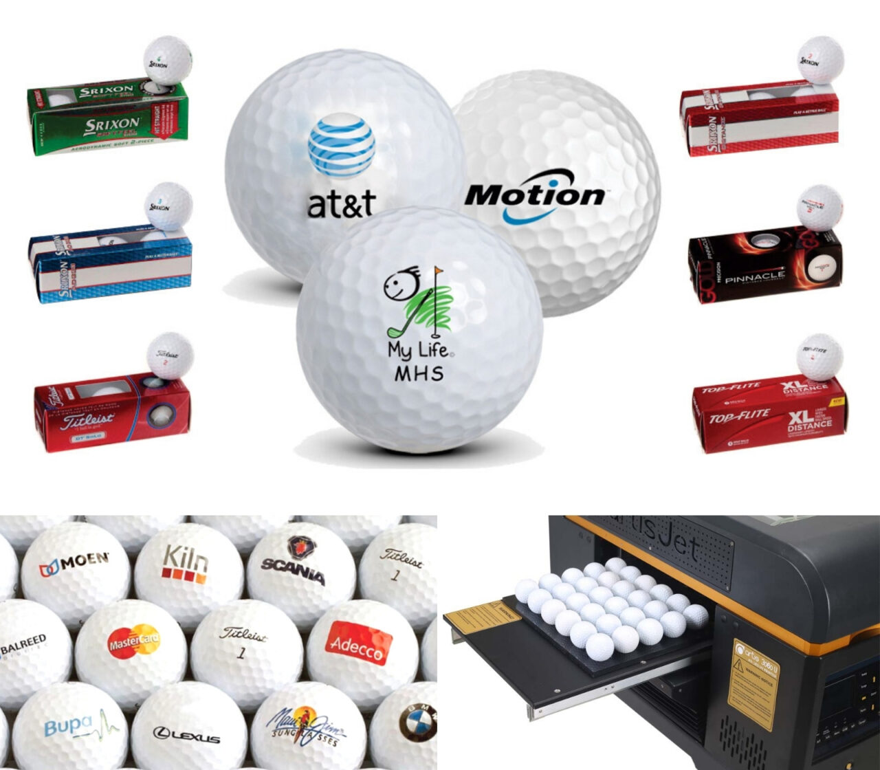 Custom Branded Golf Balls - Octangle Marketing & Signage
