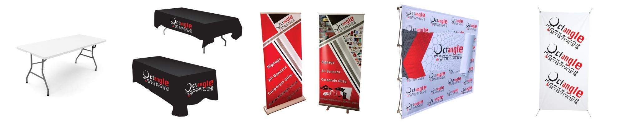 Promotion Tables & Counters - Octangle Marketing & Signage